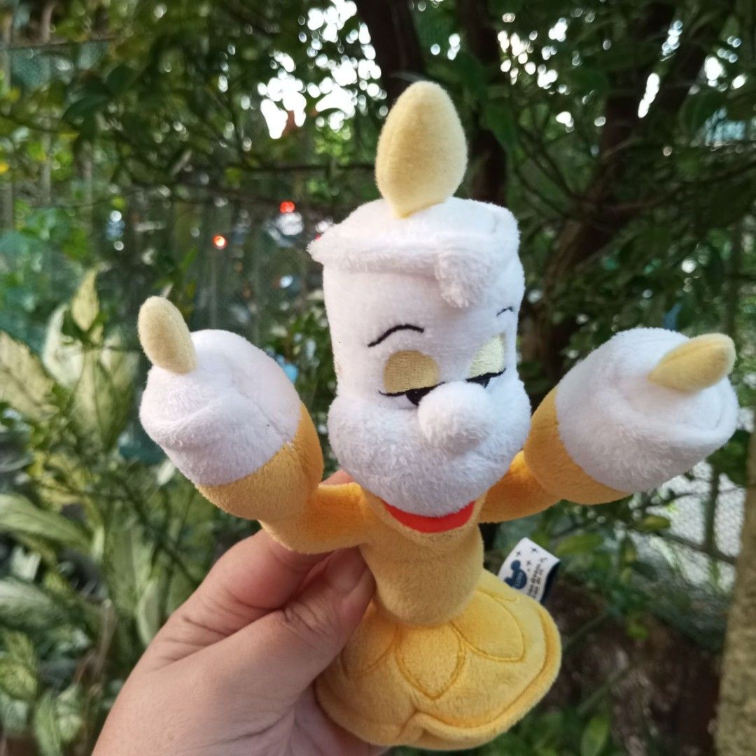 DISNEY Beans Collection Beauty and the Beast Candlestick Plush Toy ...