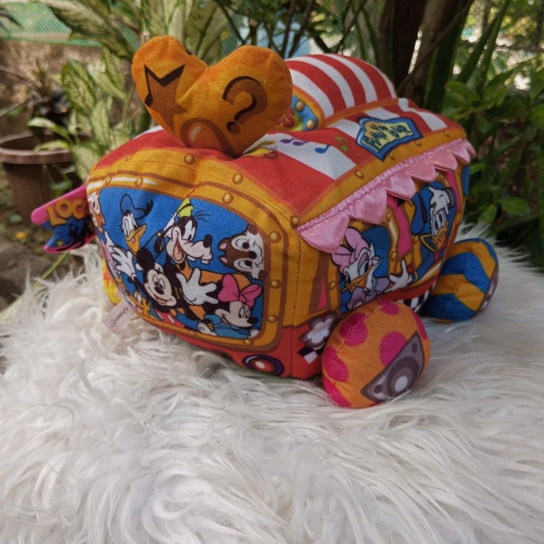 DISNEY Mickey and Friends Jolly Bus Plush Toy, Hobbies & Toys, Toys ...