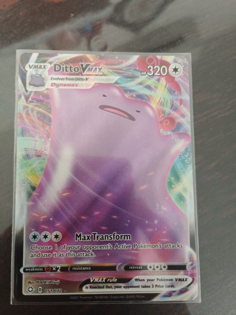 DITTO VMAX, Hobbies & Toys, Toys & Games on Carousell