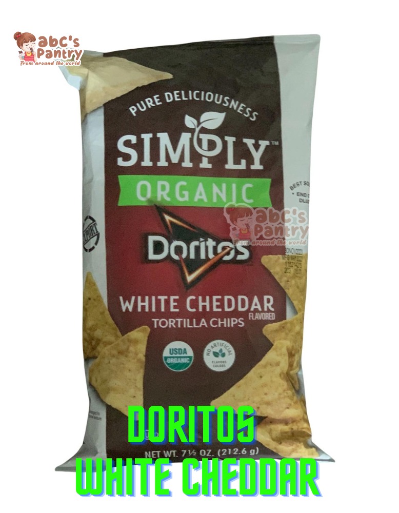 Doritos US | Simply Organic White Cheddar Tortilla Flavored Chips | 7 ...