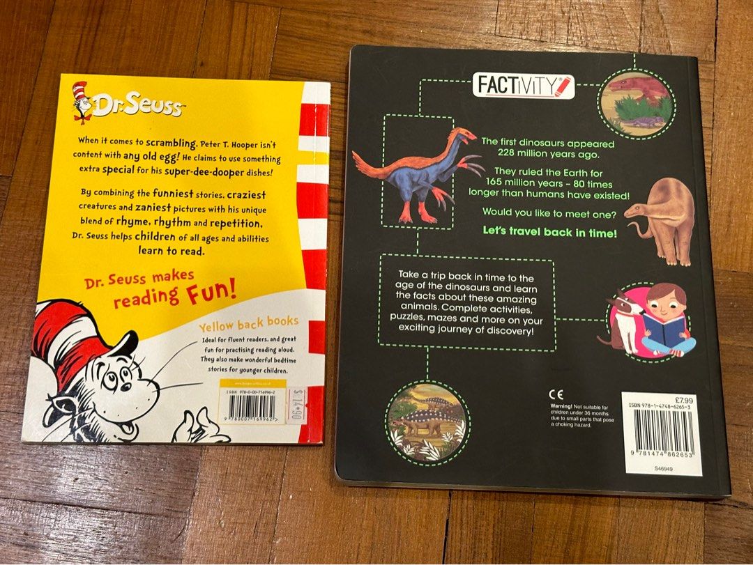 Dr. Seuss Scrambled Eggs Super & Factivity Travel Back Through Time to ...