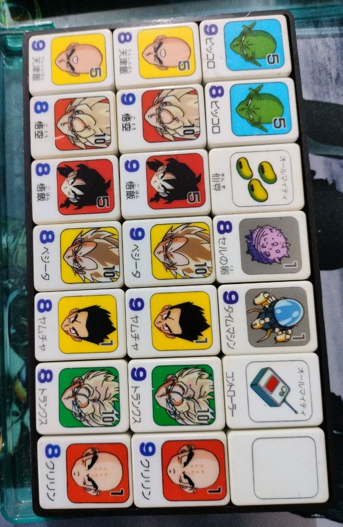 Dragon Ball Z Mahjong Tile, Hobbies & Toys, Toys & Games on Carousell