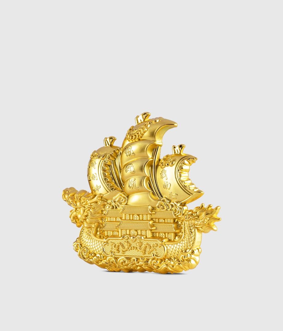 Dragon Boat 2 oz Silver Coin - Gold Glided Antique Silver, Hobbies ...