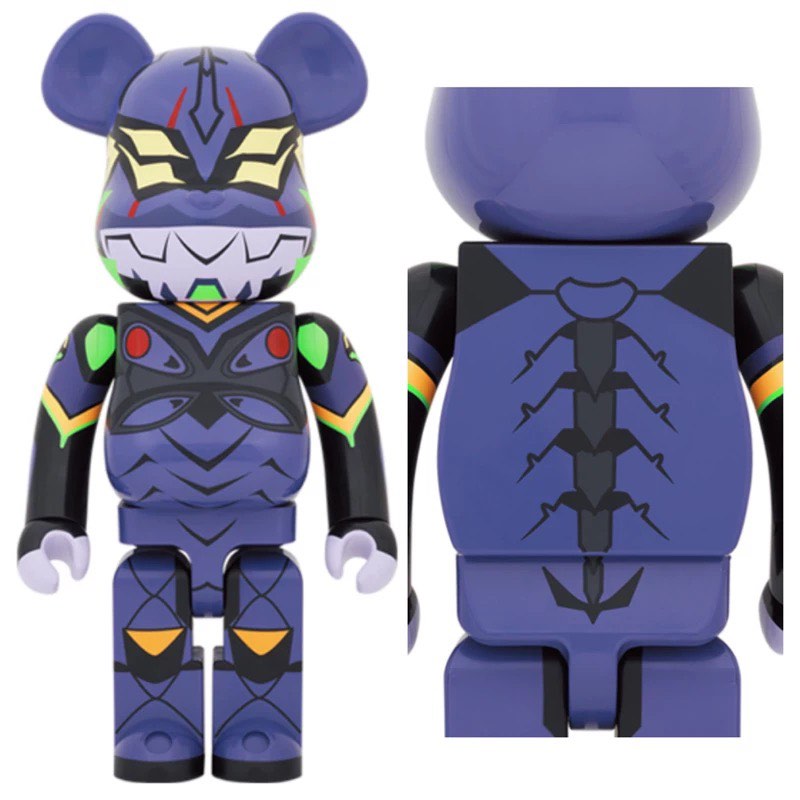 Evangelion Eva Unit 13 (New Paint Ver.) 1000% Bearbrick by Medicom Toy ...