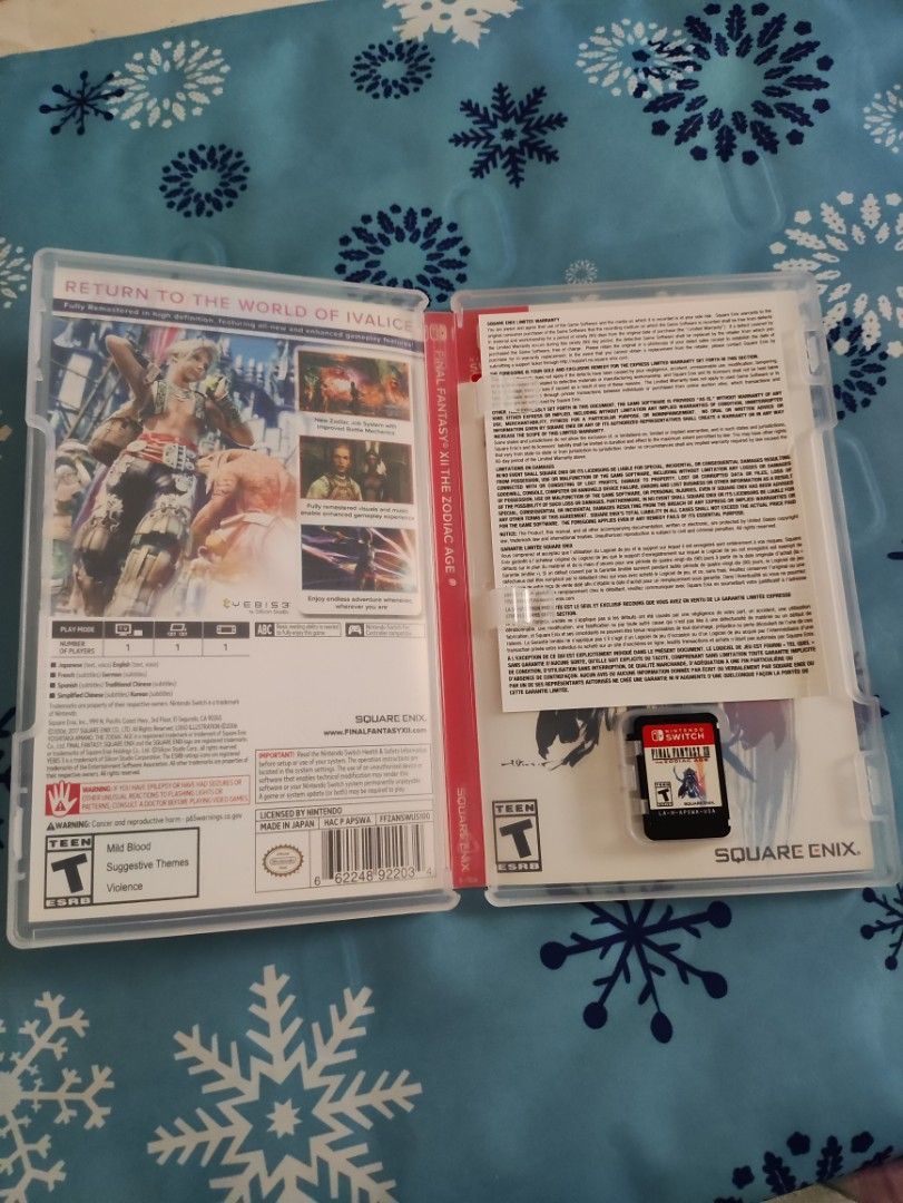 Final fantasy xii switch, Video Gaming, Video Games, Nintendo on Carousell