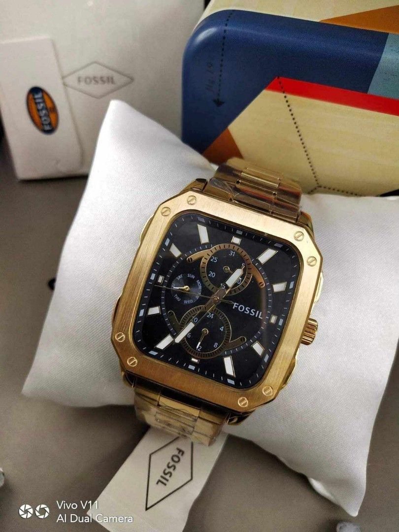 Fossil Square Face GBSB Men's Watches, Men's Fashion, Watches ...