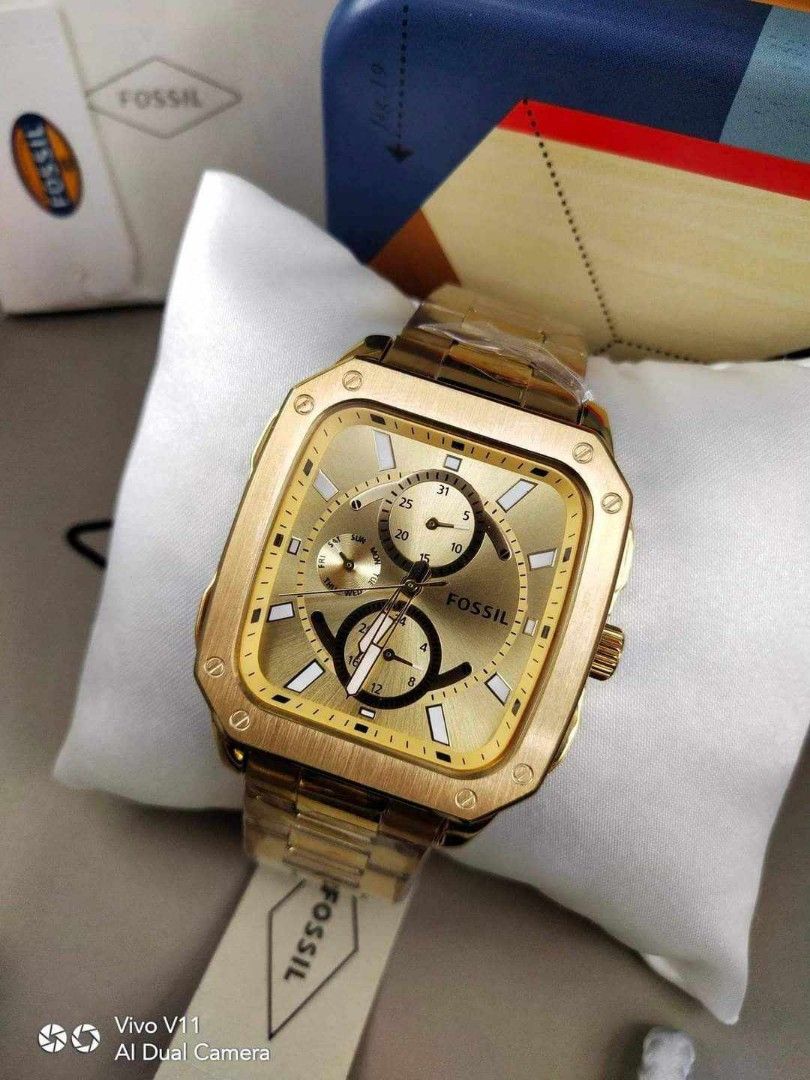 Fossil Square Face GBSB Men's Watches, Men's Fashion, Watches ...