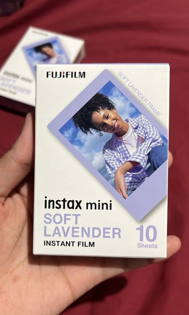 FUJIFILM INSTAX MINI FILMS (10 SHEETS) - SOFT LAVENDER, Photography ...