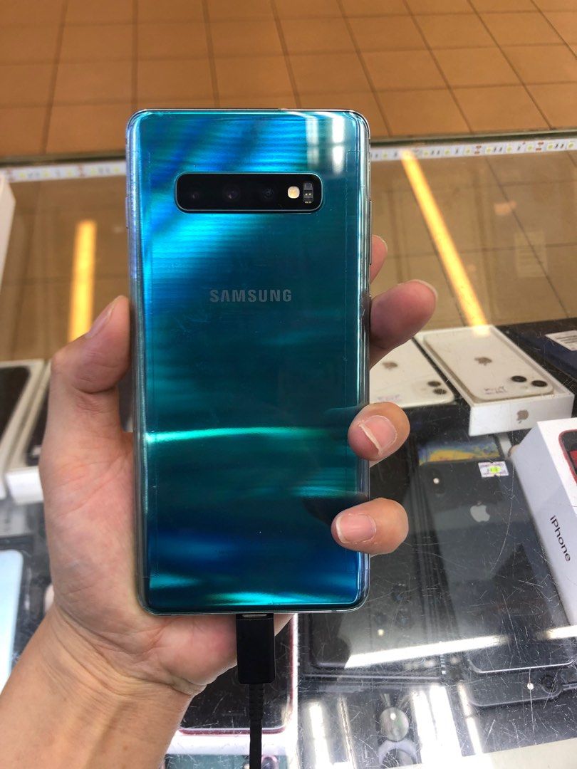 Galaxy S10 Plus Prism Green 128GB, Mobile Phones & Gadgets, Mobile ...