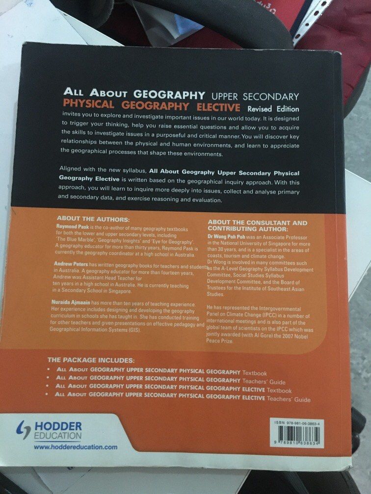 Geography Textbook physical Geography, Hobbies & Toys, Books ...