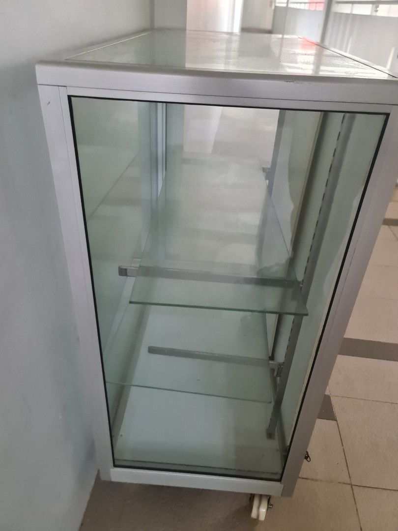 Glass Display Cabinet, Furniture & Home Living, Furniture, Shelves ...