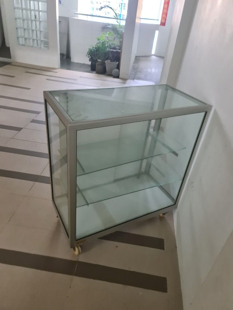 Glass Display Cabinet, Furniture & Home Living, Furniture, Shelves ...