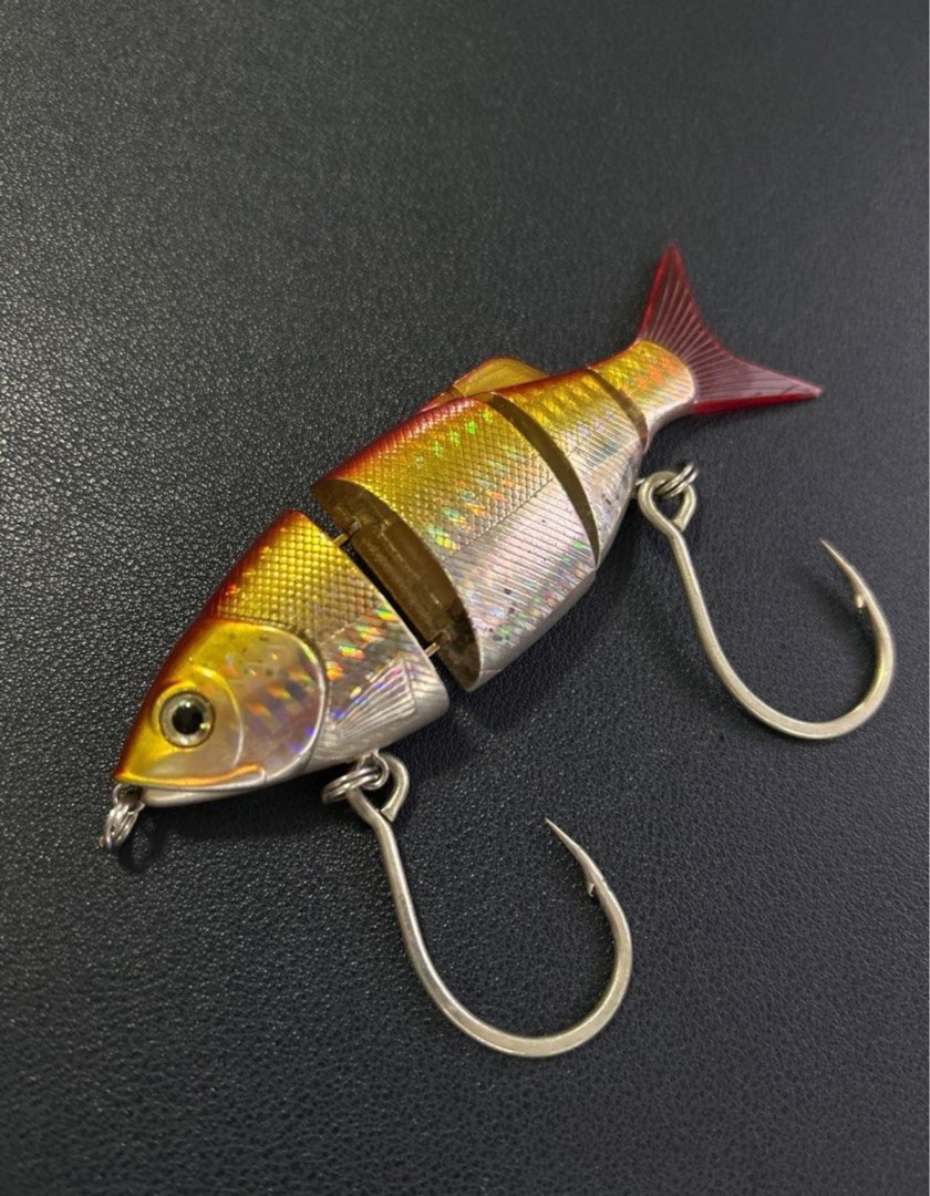 Gold Swimbait 110 Lure (Fishing bone rod reel daiwa), Sports Equipment ...