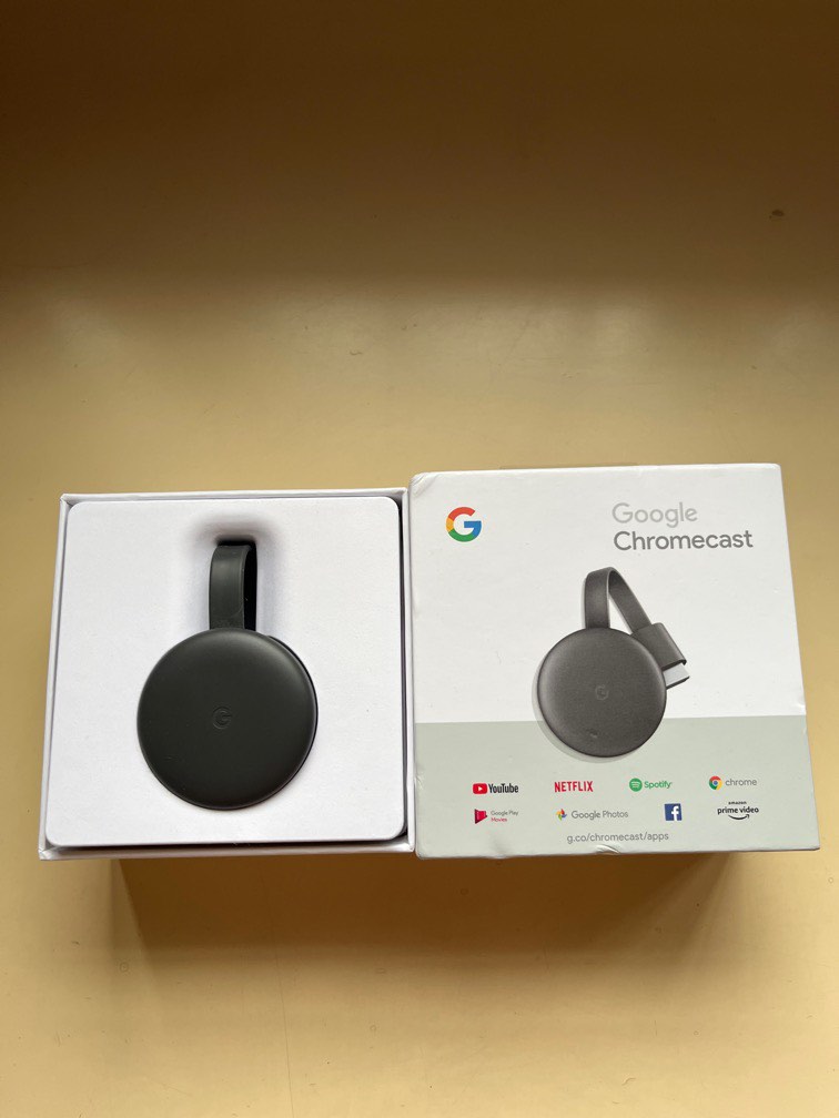 Google Chromecast dark grey, TV & Home Appliances, TV & Entertainment ...