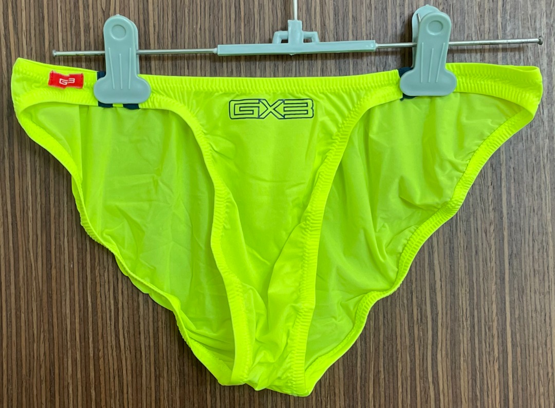 GX3 Sheer Ultra V Bikini Underwear, Neon Yellow, Men's Fashion, Bottoms, New Underwear on Carousell