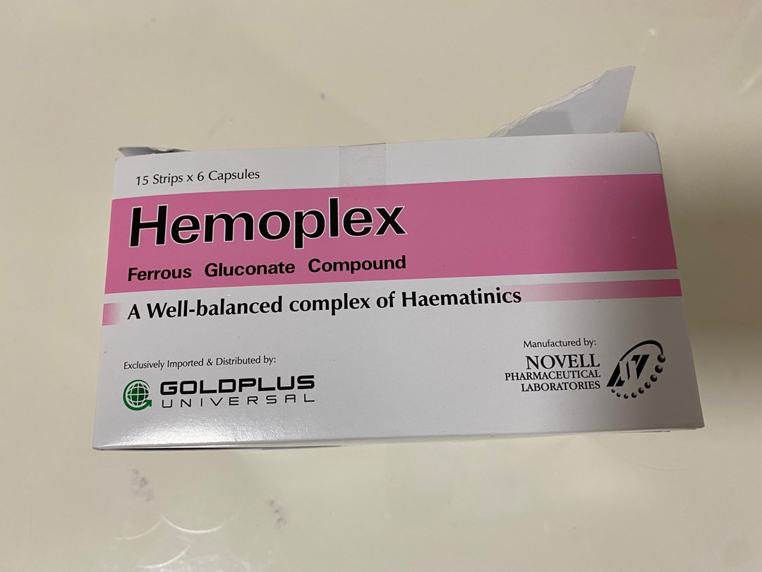 Hemoplex, Health & Nutrition, Health Supplements, Vitamins ...