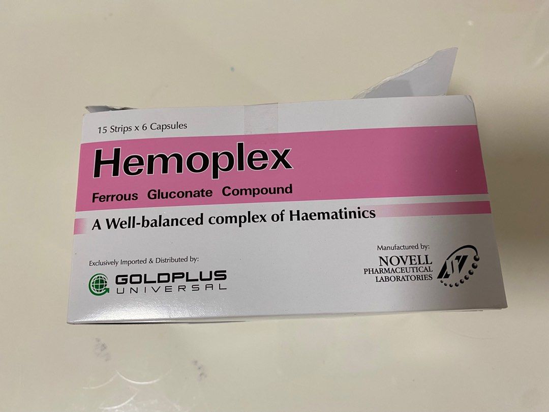 Hemoplex, Health & Nutrition, Health Supplements, Vitamins ...