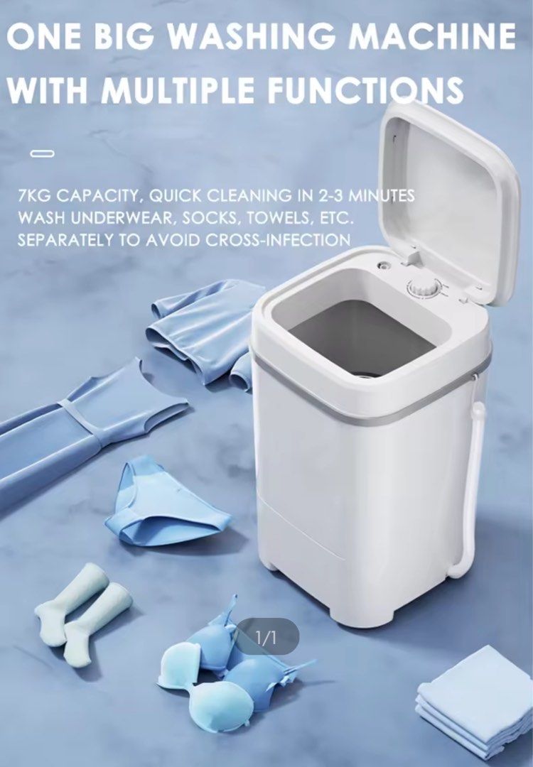 Hodekt Mini Washing Machine 7kg, Furniture & Home Living, Cleaning ...