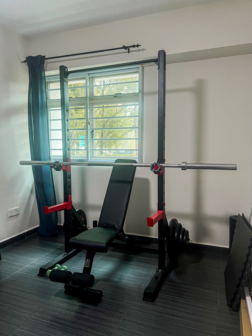 Home Gym Set, Sports Equipment, Exercise & Fitness, Weights & Dumbbells ...