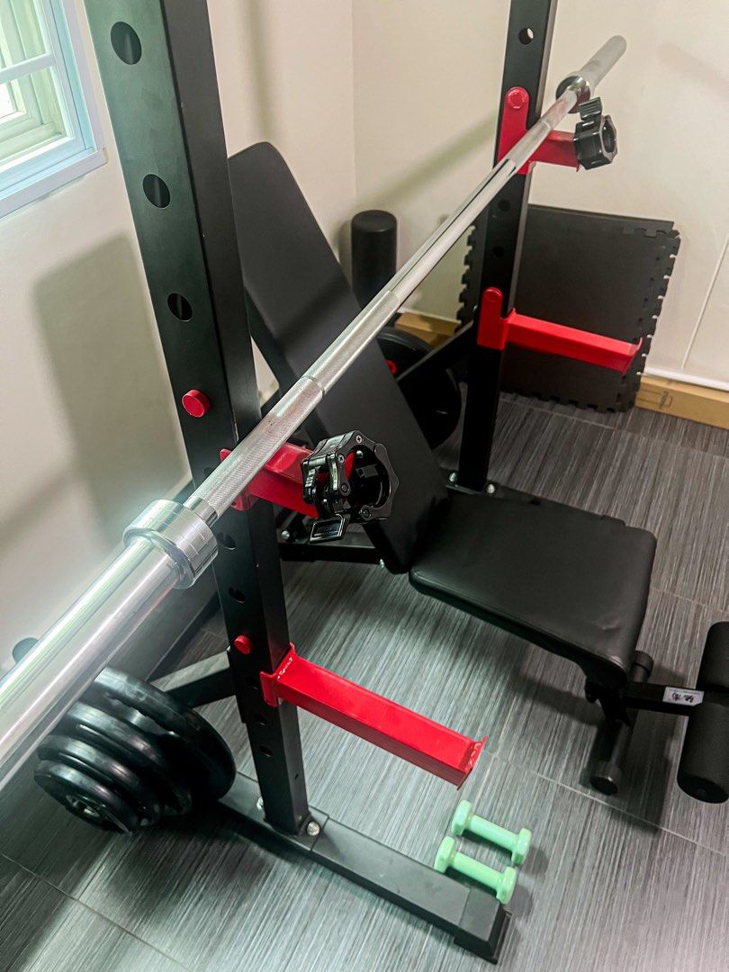 Home Gym Set, Sports Equipment, Exercise & Fitness, Weights & Dumbbells ...