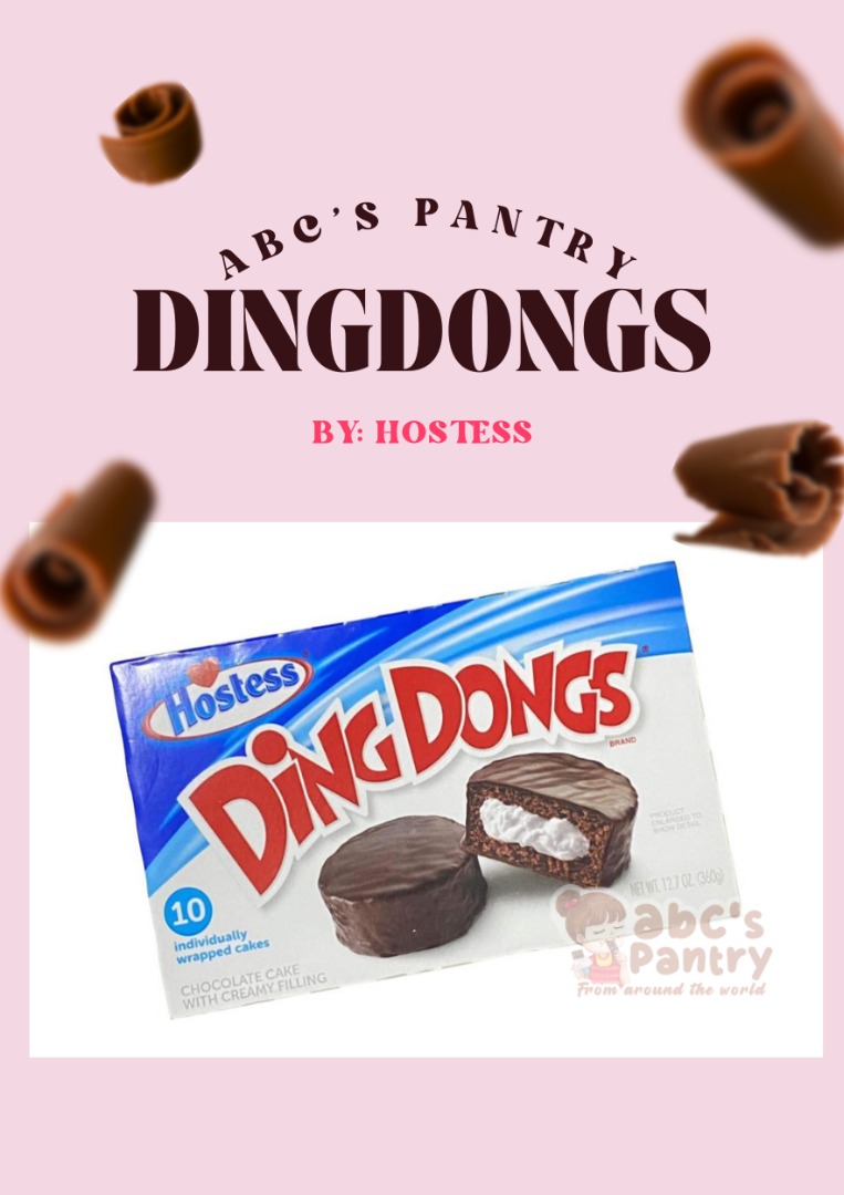 HOSTESS DING DONGS USA | Chocolate Cake | SOLD PER PIECE, Food & Drinks ...