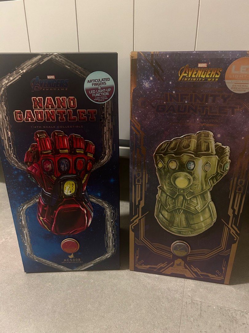 Hot Toys Infinity War & End Game Gauntlet, Hobbies & Toys, Toys & Games ...