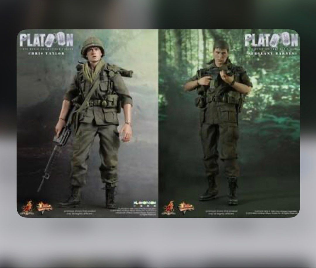 Hot toys platoon set of 2, Hobbies & Toys, Toys & Games on Carousell