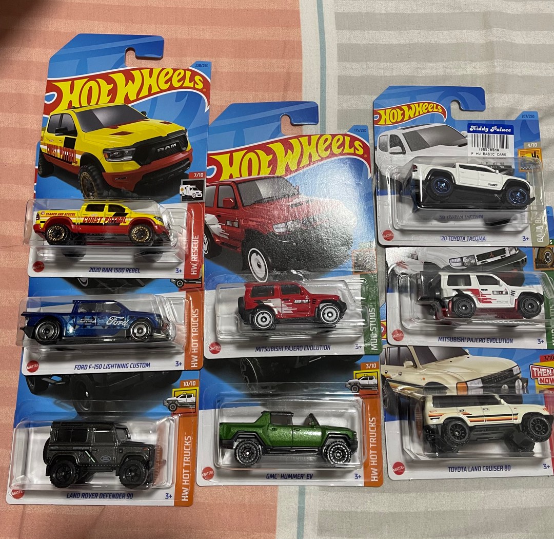 Hot wheels 4x4 collection, Hobbies & Toys, Toys & Games on Carousell