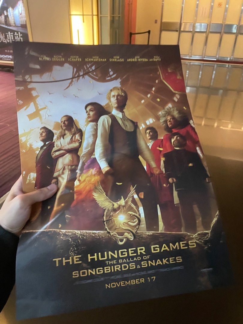 Hunger Games 2023 Movie Poster, Hobbies & Toys, Memorabilia ...