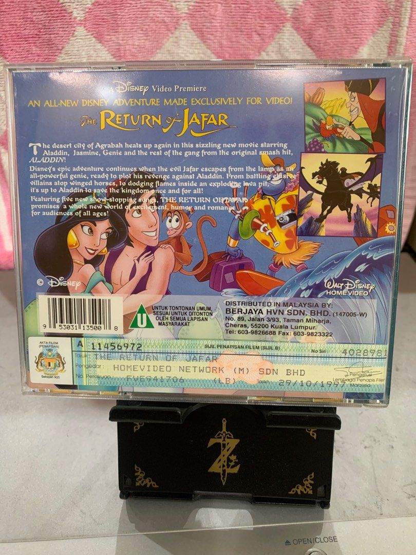 (HVN)ALADDIN-THE RETURN OF JAFAR, Hobbies & Toys, Music & Media, CDs ...