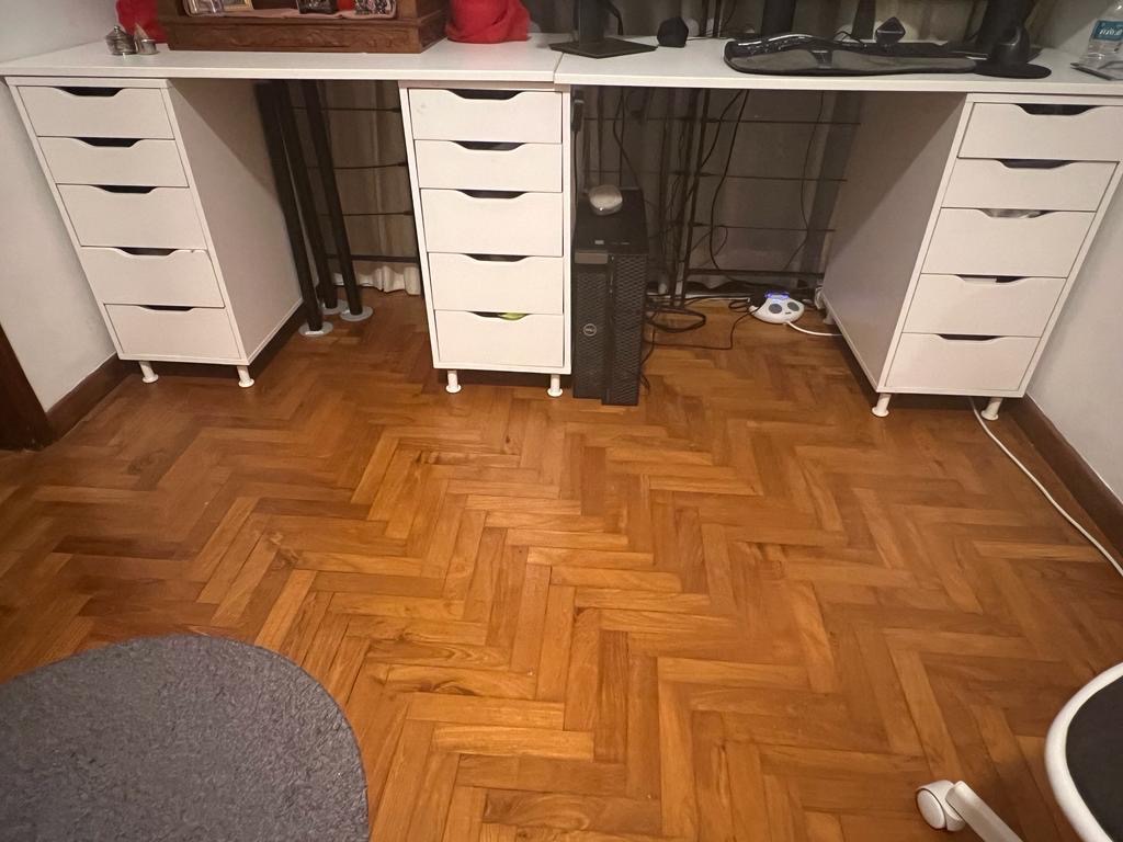 Ikea Alex study table, Furniture & Home Living, Furniture, Tables ...