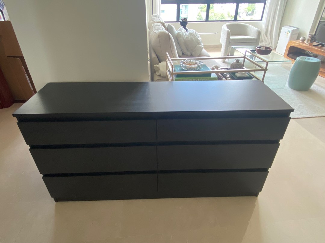 IKEA KULLEN chest of 6 drawers, Furniture & Home Living, Furniture ...