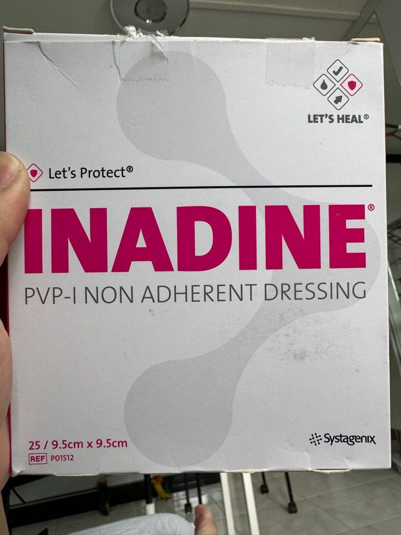 Inadine dressing, Health & Nutrition, Medical Supplies & Tools on Carousell