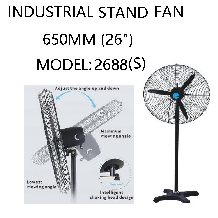 Industrial Stand / Wall Fan, Furniture & Home Living, Lighting & Fans ...