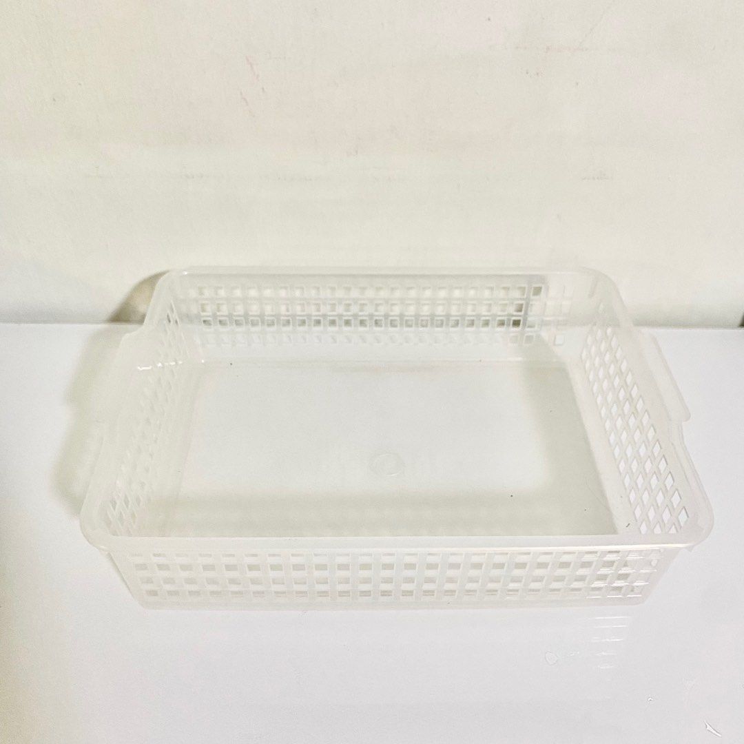 Inomata Japan Rectangular Transparent Storage Boxes, Furniture & Home ...