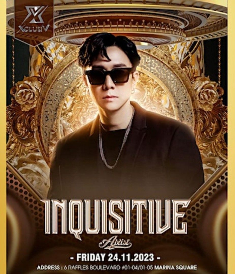 Inquisitive @ prism club, Tickets & Vouchers, Event Tickets on Carousell