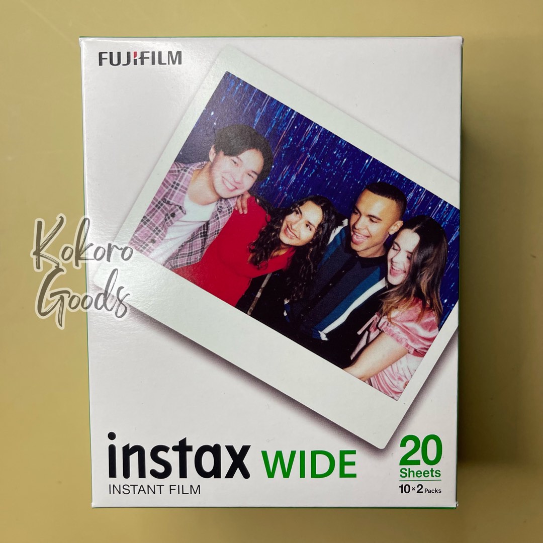 Instax Wide Film (20 sheets), Photography, Cameras on Carousell