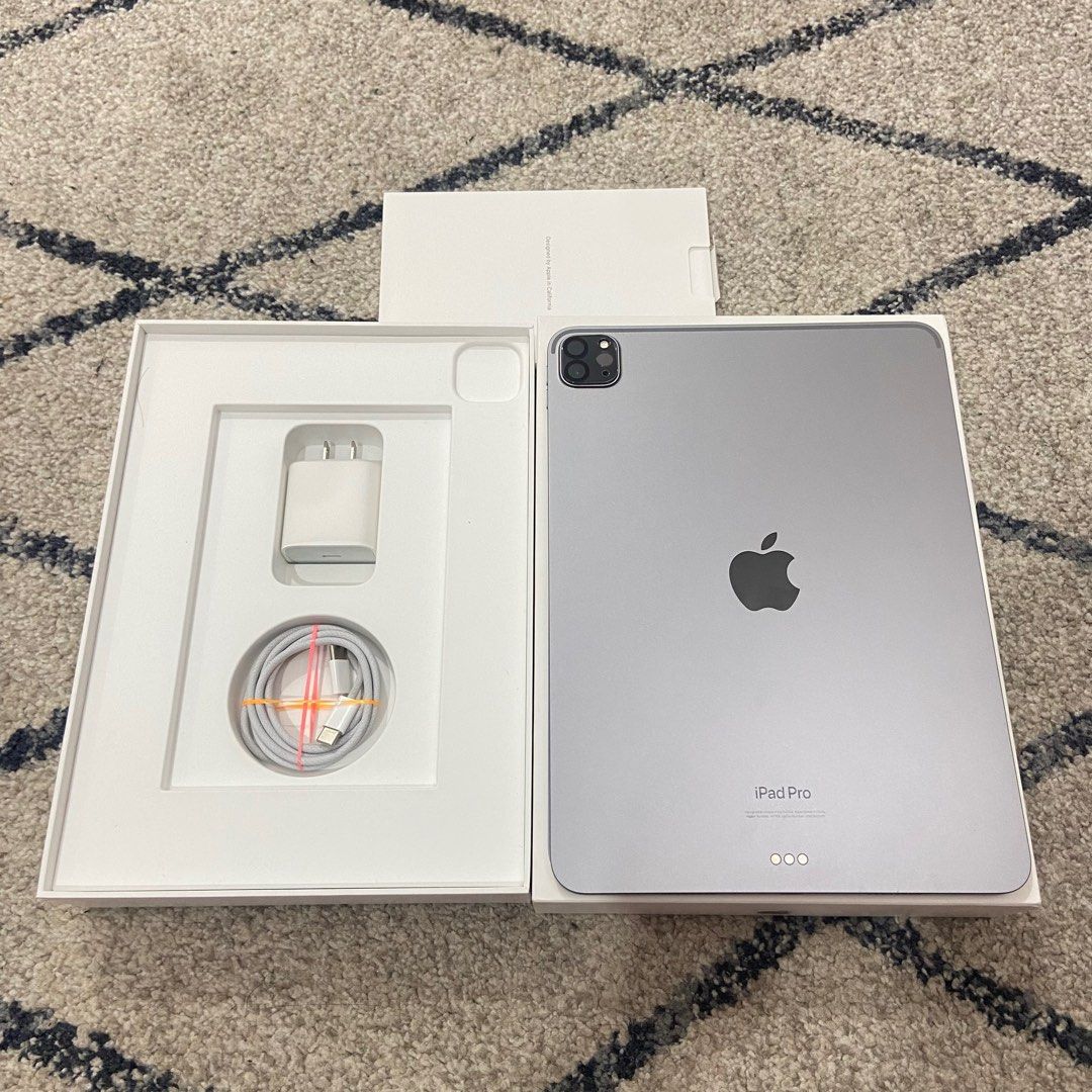 iPad Pro M2 11 inch grey 256gb wifi garansi ON mei 2024, Telepon ...