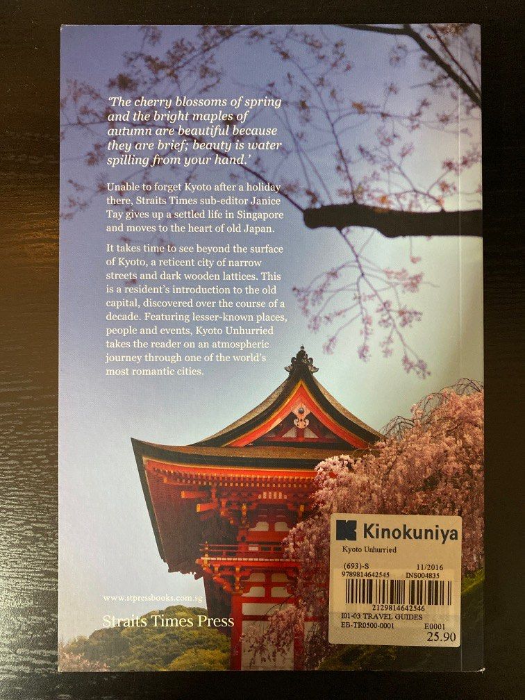 Janice Tay Kyoto Unhurried, Hobbies & Toys, Books & Magazines, Fiction ...