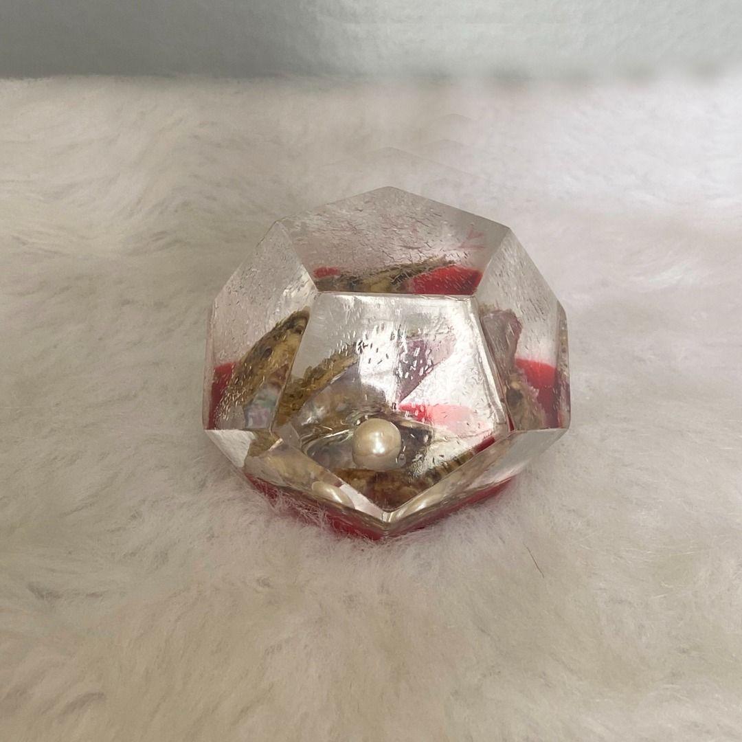Japan Crysal Akoya Pearl Paperweight, Furniture & Home Living, Home ...