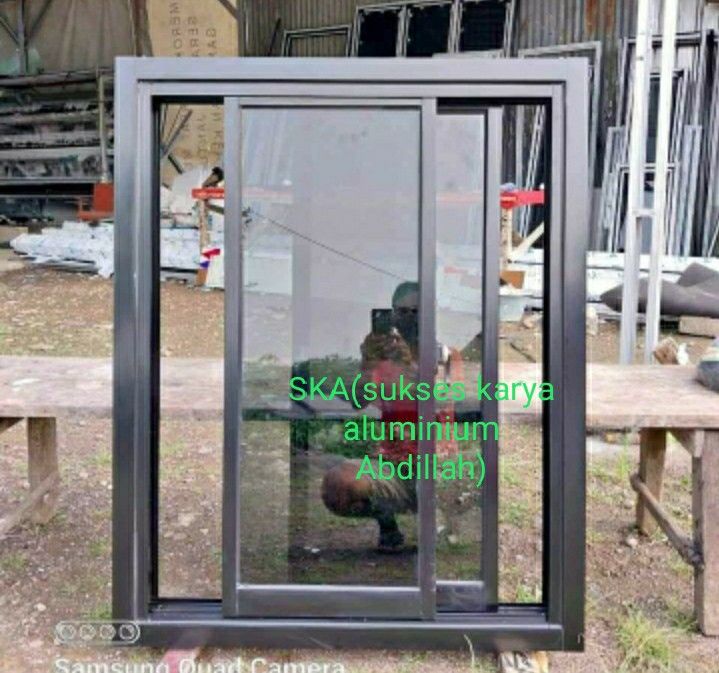 Jendela aluminium sliding plus kusen aluminium, Perabotan Rumah di ...