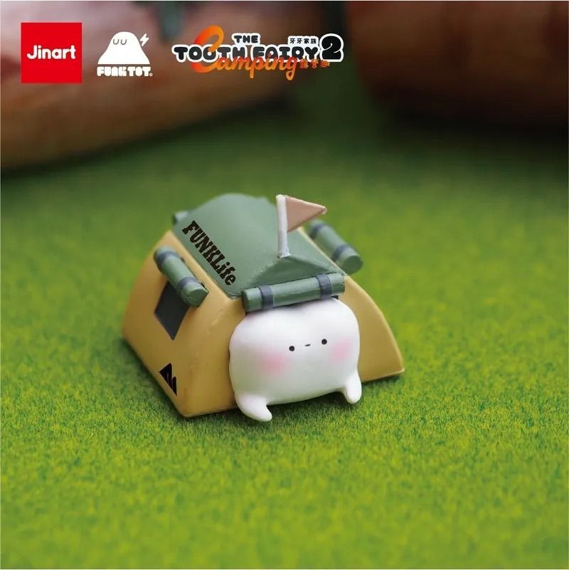 JINART x FUNK TOY 牙牙家族 第二代 露營趣 盲盒, 興趣及遊戲, 玩具 & 遊戲類 - Carousell