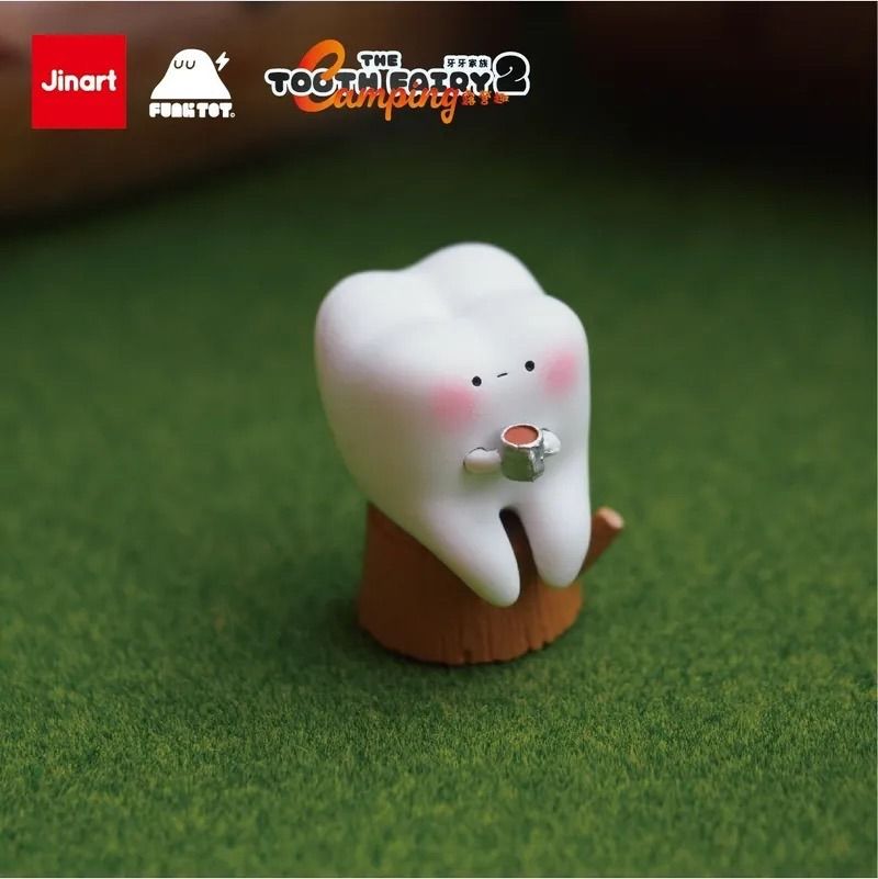 JINART x FUNK TOY 牙牙家族 第二代 露營趣 盲盒, 興趣及遊戲, 玩具 & 遊戲類 - Carousell