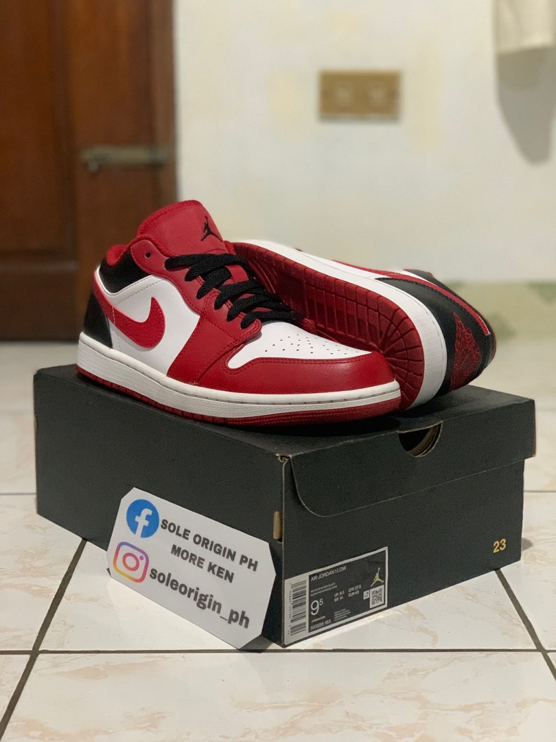 Jordan 1 Low “Reverse Black Toe”, Men's Fashion, Footwear, Sneakers on ...