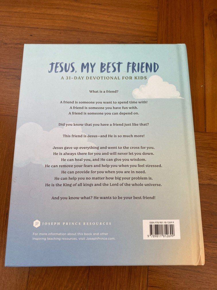 Joseph Prince Jesus My Best Friend 31 Day Devo For Kids Hobbies