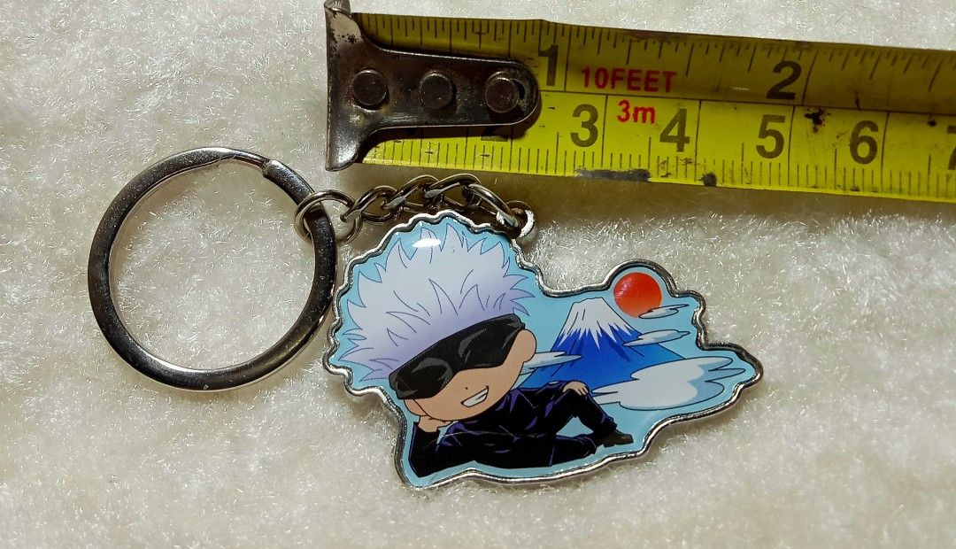 JUJUTSU KAISEN Metallic Key Chain GOJO SATORU, Hobbies & Toys ...