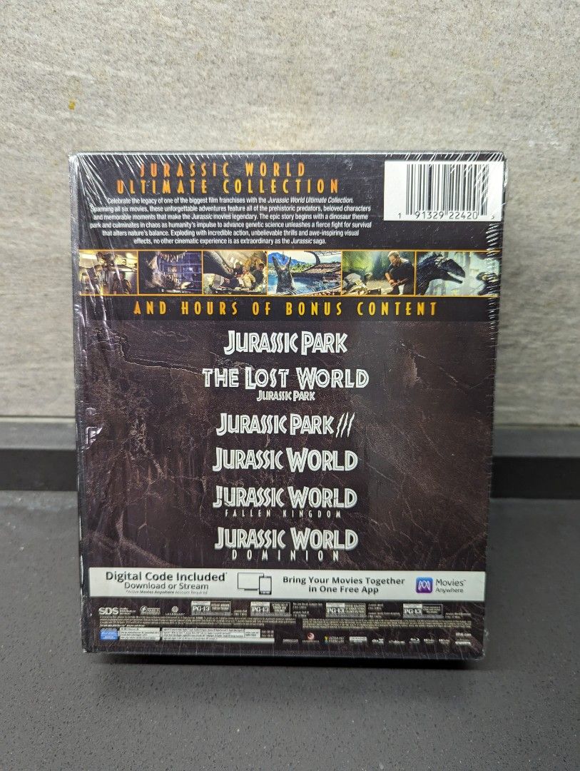 Jurassic World Ultimate Collection 4k Ultra Hd Blu Ray Digital