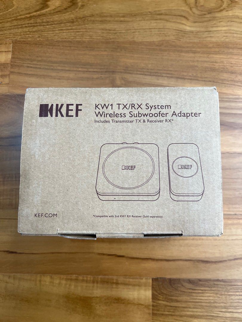 Kef KW1 TX/RX System Wireless Subwoofer Adaptor, Audio, Soundbars ...