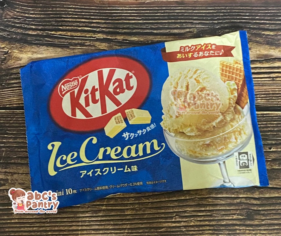 KITKAT JAPAN | Vanilla & White Chocolate Ice Cream | 10pcs, Food ...