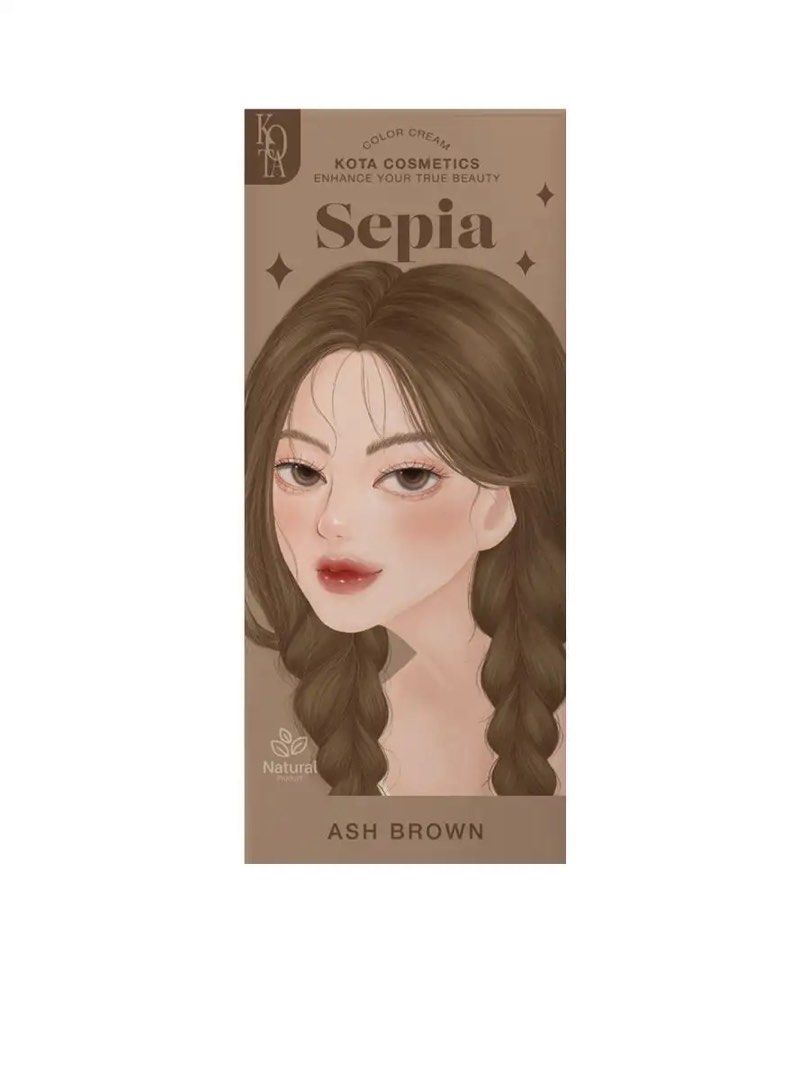KOTA Hair Dye : Sepia, Whisper, Beauty & Personal Care, Hair on Carousell